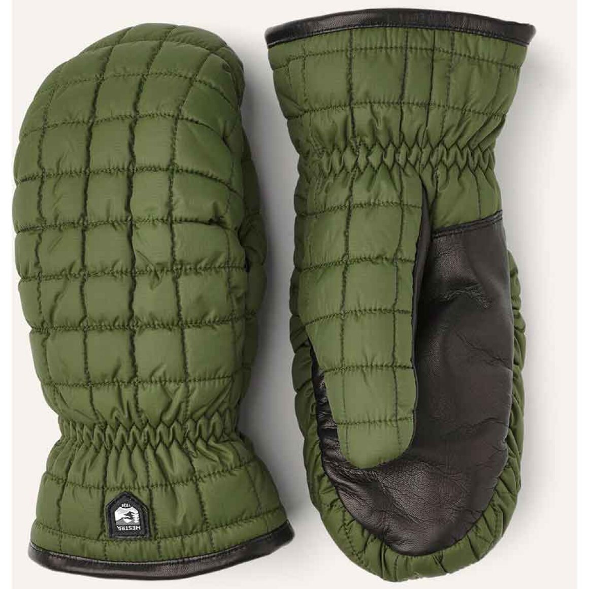 Hestra Moon Light Mitten Dark Green - Flot ternet damehandske