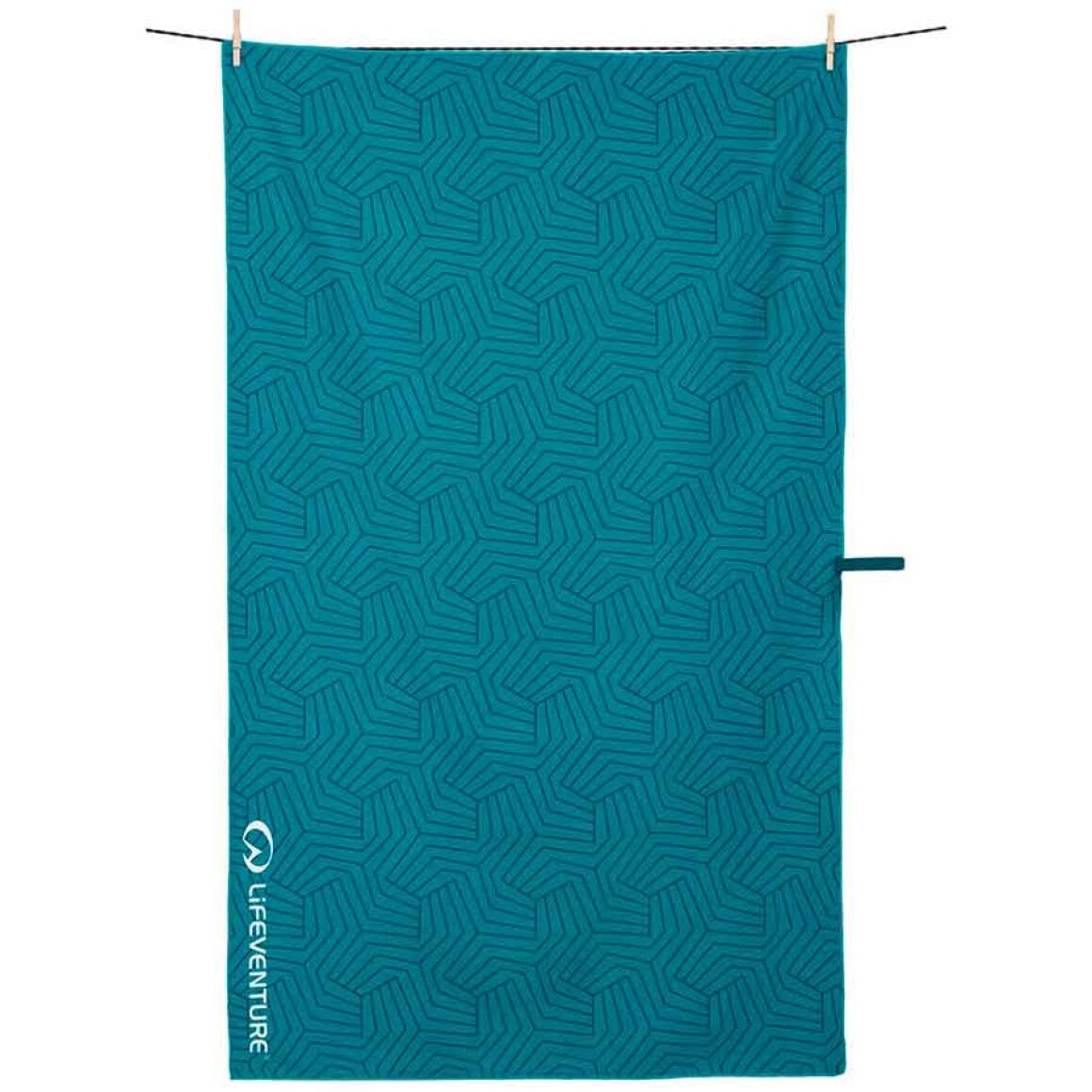 Rejsehåndklæder Recycled SoftFibre Teal - Lifeventure. Køb her!