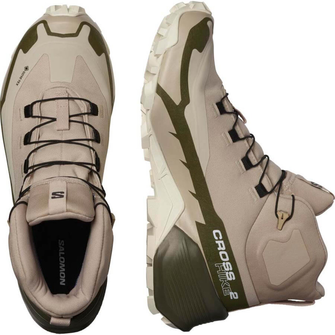 Salomon Cross Hike Mid Gtx vandrestøvle i syntetiske materialer