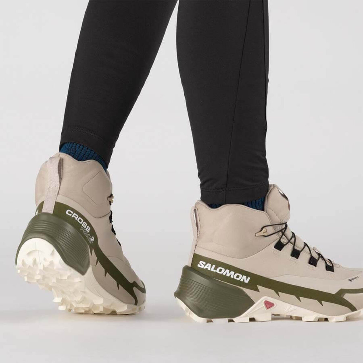 Salomon Cross Hike Mid Gtx vandrestøvle i syntetiske materialer