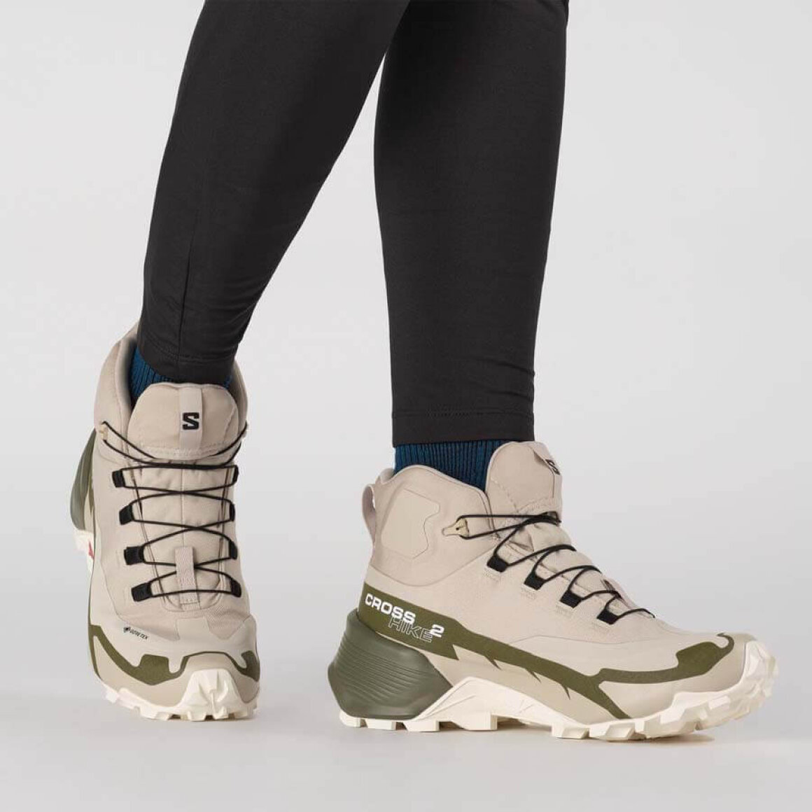 Salomon Cross Hike Mid Gtx vandrestøvle i syntetiske materialer