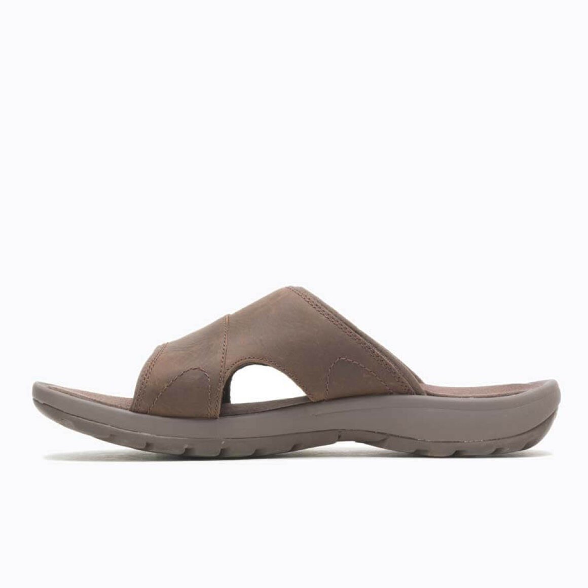 Lækker sandal i kernelæder til mænd - Merrell. Køb her!